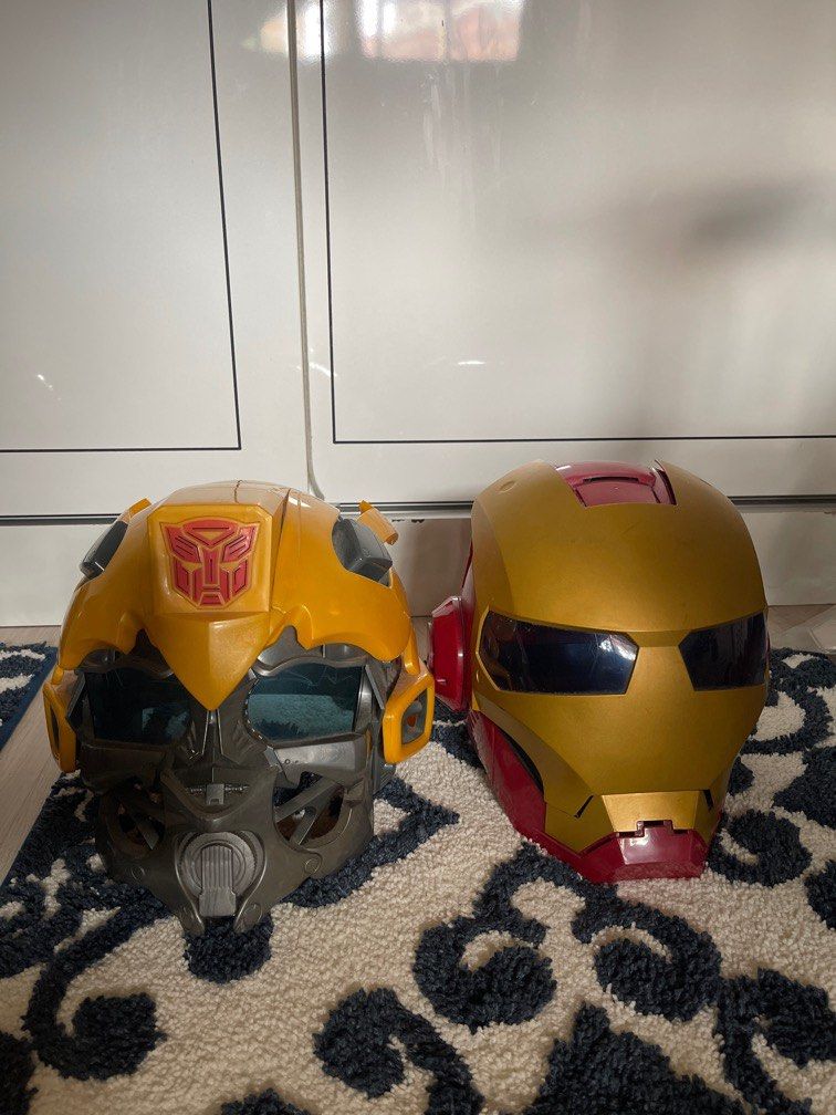 Iron man/bumblebee helmet, Hobbies & Toys, Toys & Games on Carousell
