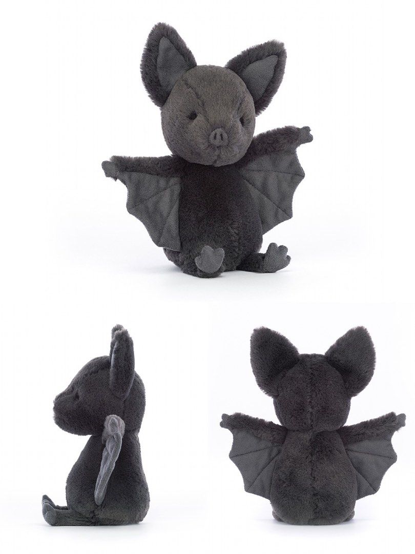 Jellycat Ooky Bat Bashful Bat Wrapabat Brown Black, Hobbies & Toys ...