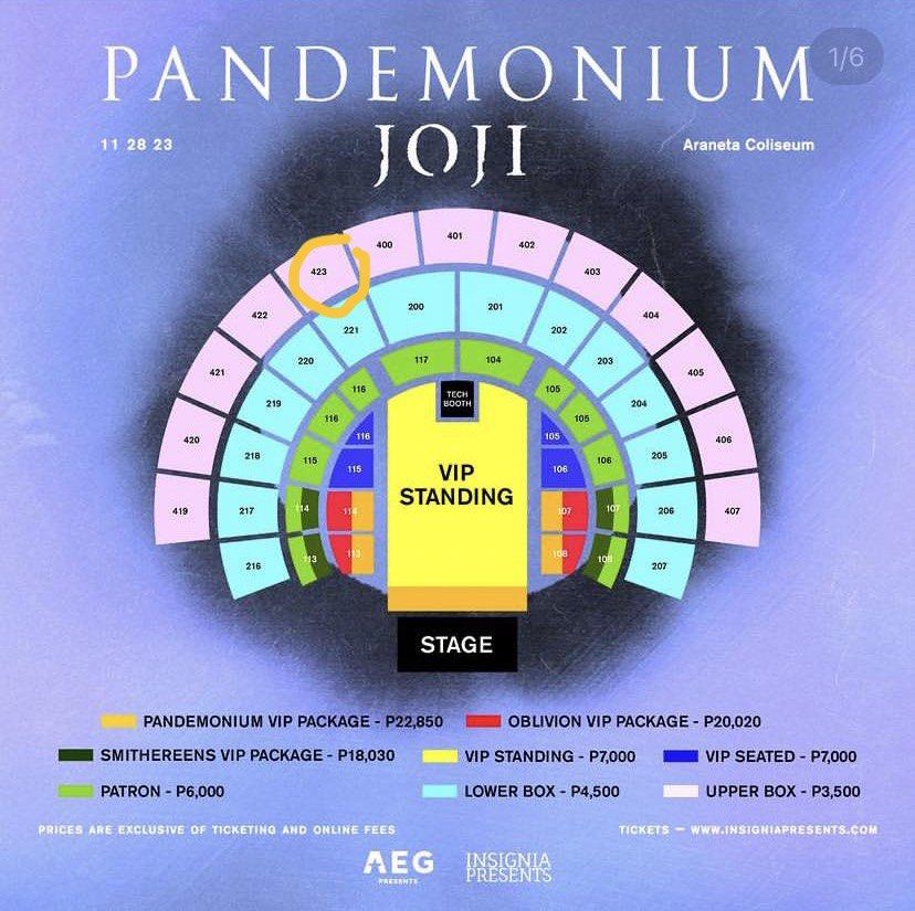 JOJI LIVE IN MANILA: PANDEMONIUM ASIA TOUR, Tickets & Vouchers, Event ...