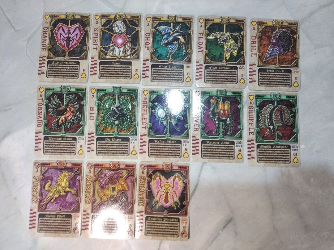 Kamen Rider Blade Chalice Rouze Cards TV accurate, Hobbies & Toys, Toys ...