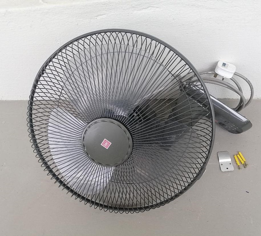 KDK 16" Wall Fan with wall bracket, Furniture & Home Living, Lighting ...