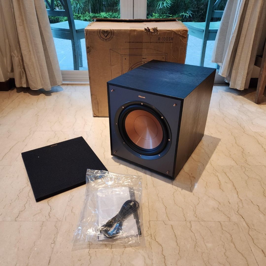 Klipsch R-100SW subwoofer all-digital amplifier surround sound, Audio ...