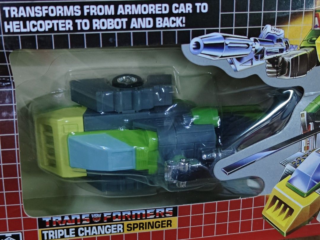 KO G1 Hasbro Transformers Triple Changer Springer, Hobbies & Toys, Toys ...