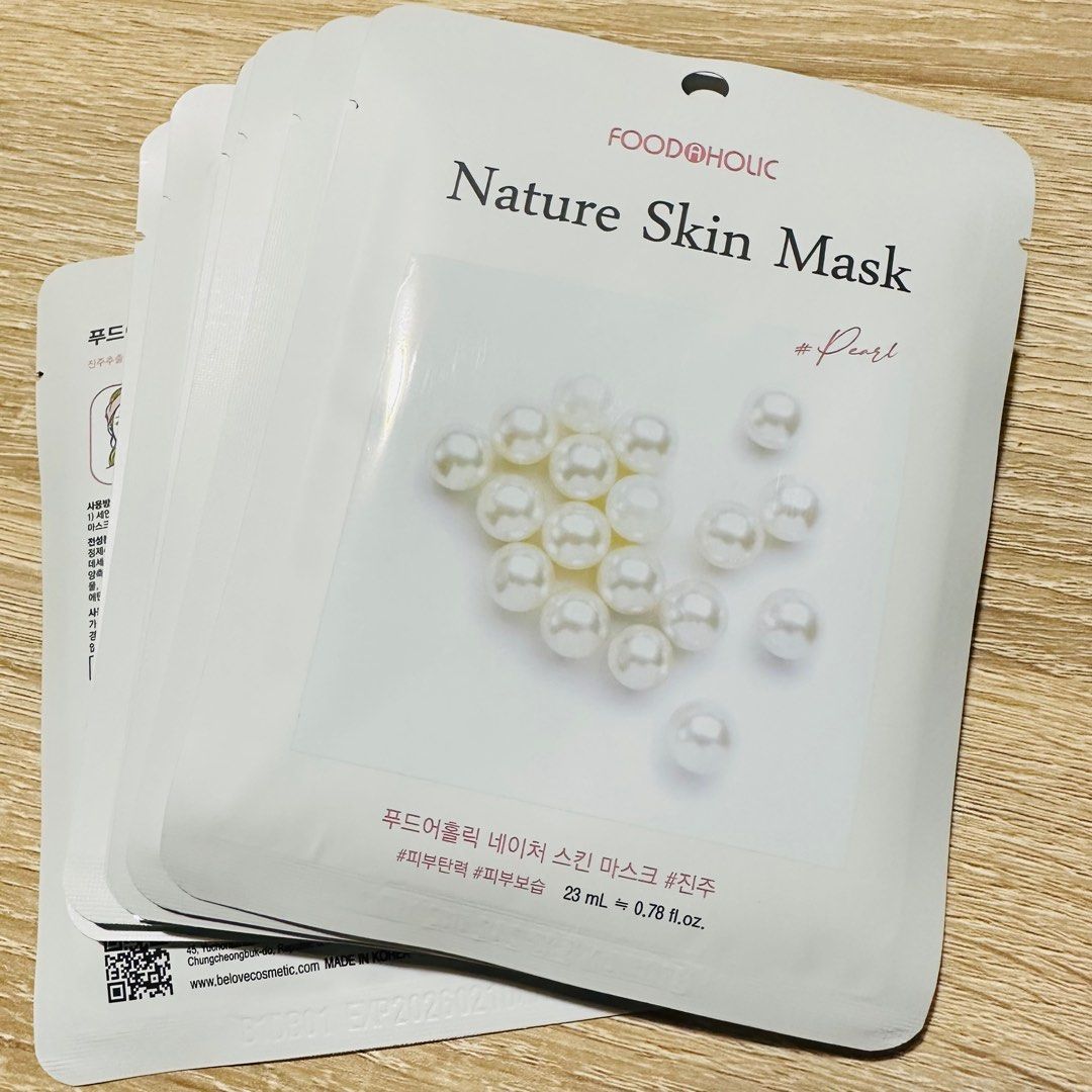 Korea Foodaholic Facial Sheet Mask - Pearl, Beauty & Personal Care ...