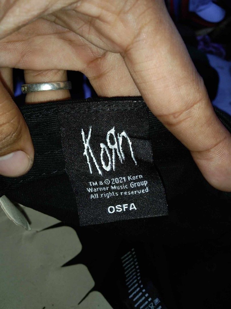 Korn band cap, Men's Fashion, Watches & Accessories, Caps & Hats on ...