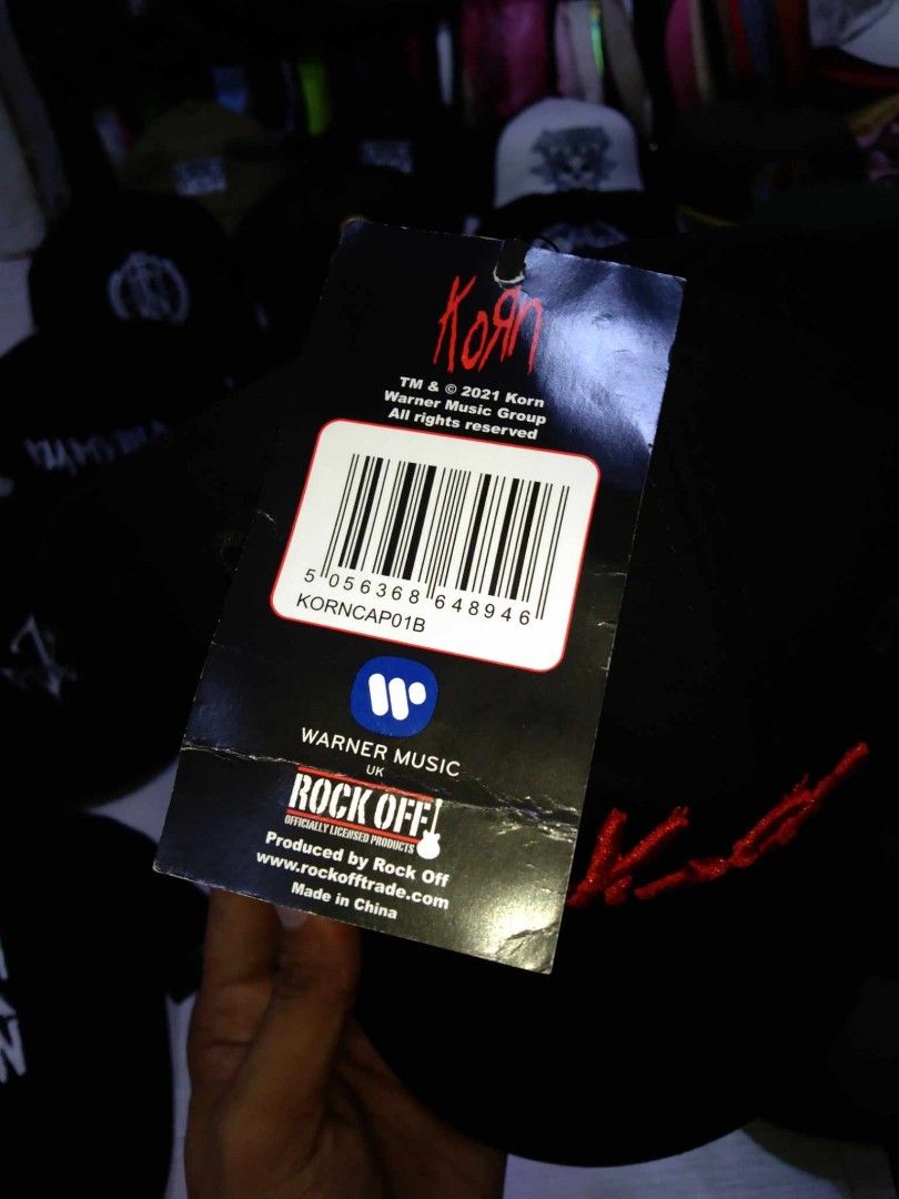 Korn band cap, Men's Fashion, Watches & Accessories, Caps & Hats on ...