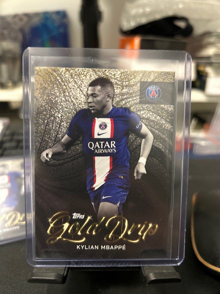 Kylian Mbappe Gold Drip, Hobbies & Toys, Memorabilia & Collectibles ...