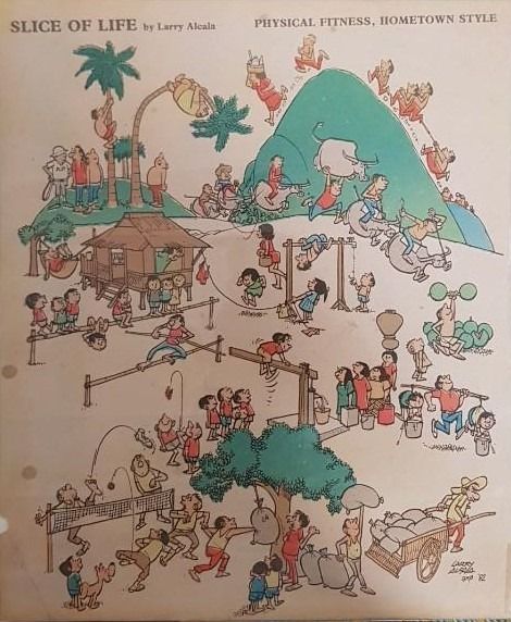 Larry Alcala Slice of Life "Physical Fitness, Hometown Style", Hobbies ...