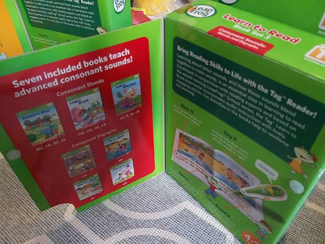 Leap Frog Learn-to-read (Set 1,2,3&4) and Learn-to-write and draw ...