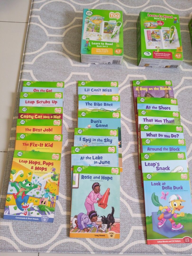 Leap Frog Learn-to-read (Set 1,2,3&4) and Learn-to-write and draw ...