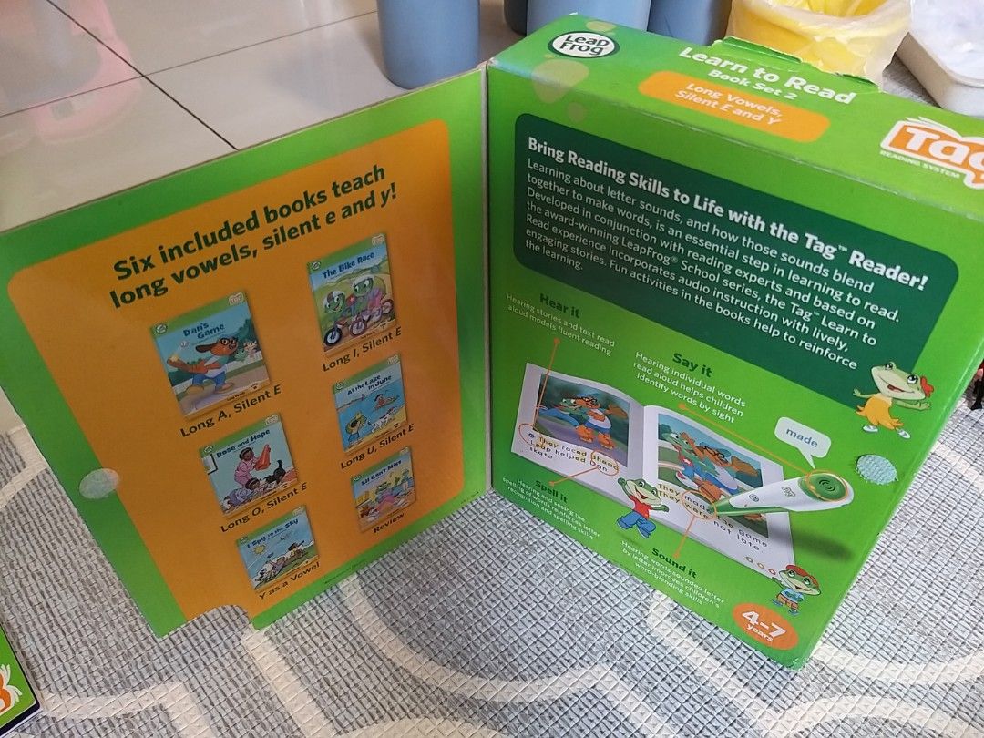Leap Frog Learn-to-read (Set 1,2,3&4) and Learn-to-write and draw ...
