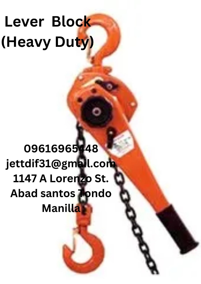 LEVER BLOCK, Commercial & Industrial, Construction & Building Materials ...