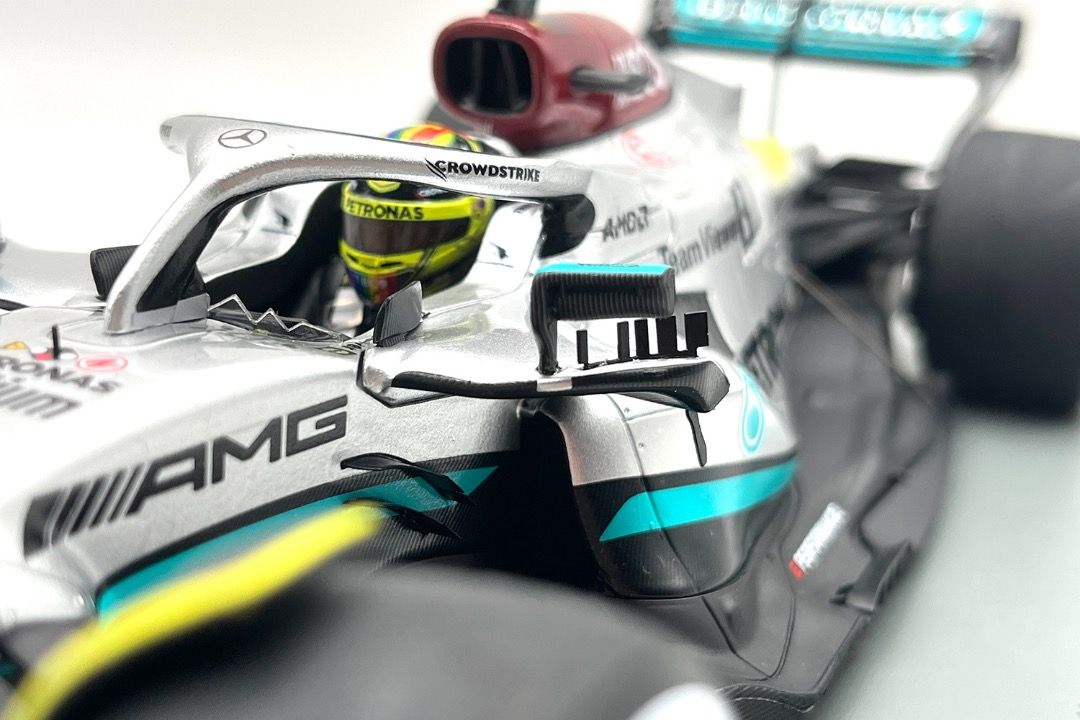 Lewis Hamilton 2022 French GP Runner-Up & 300th GP Mercedes 1/18th ...