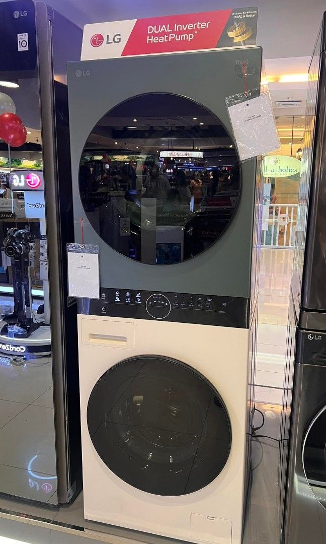 LG TOWER FRONT LOAD (WASHING MACHINE AND DRYER), TV & Home Appliances ...