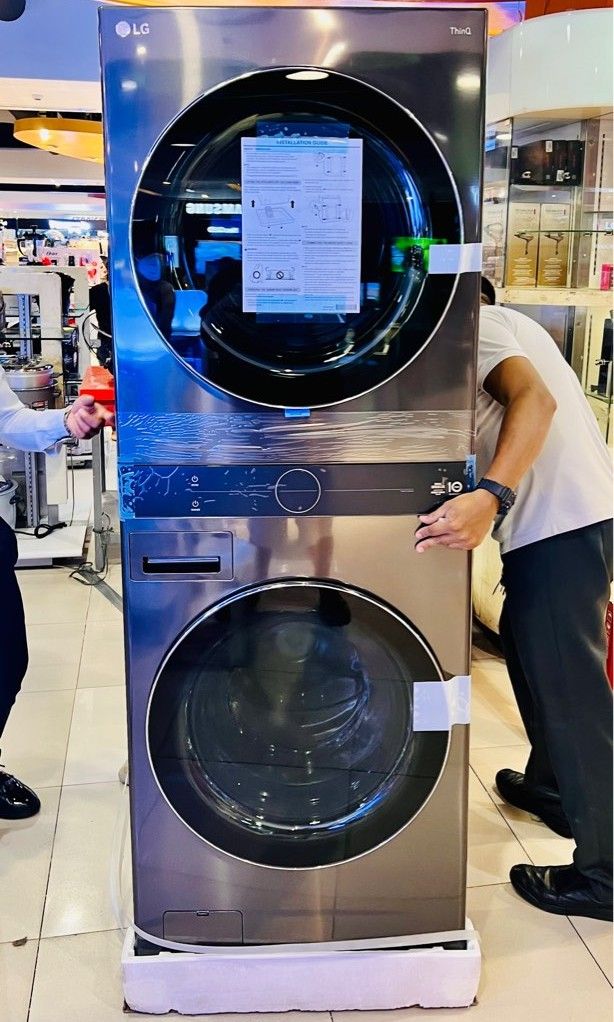 LG TOWER FRONT LOAD (WASHING MACHINE AND DRYER), TV & Home Appliances ...