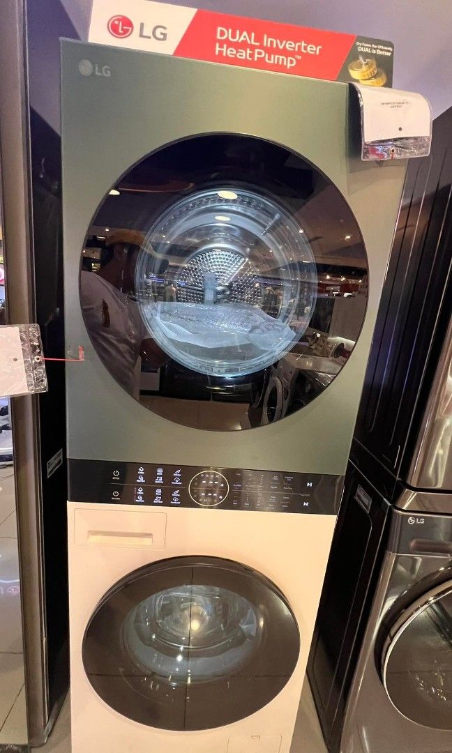 LG TOWER FRONT LOAD (WASHING MACHINE AND DRYER), TV & Home Appliances ...