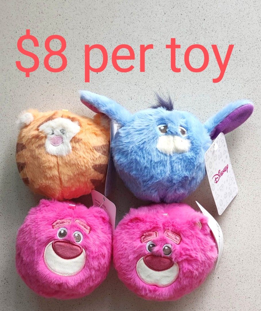 Licensed Disney PIXAR Timezone Minnie Dumbo Eeyore Tigger Lotso ...