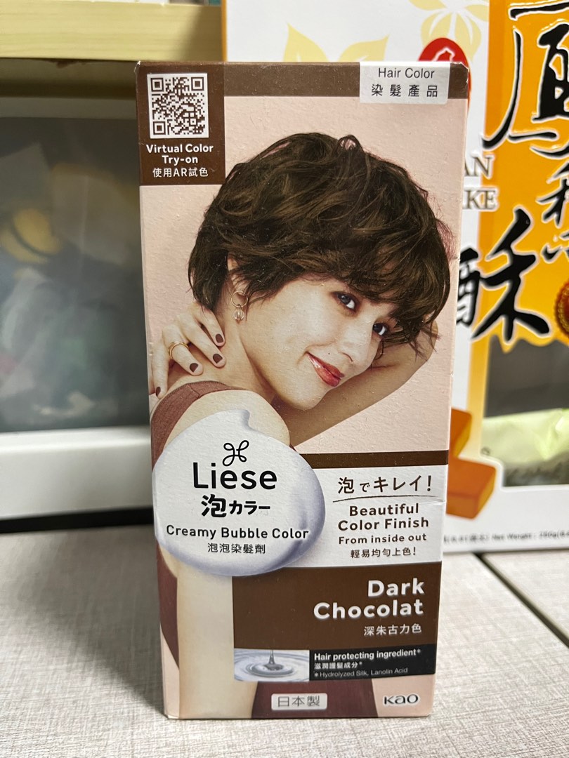 Liese 泡泡染髮劑 深朱古力色 Dark Chocolate, 美容＆化妝品, 健康及美容 - 頭髮護理 - Carousell