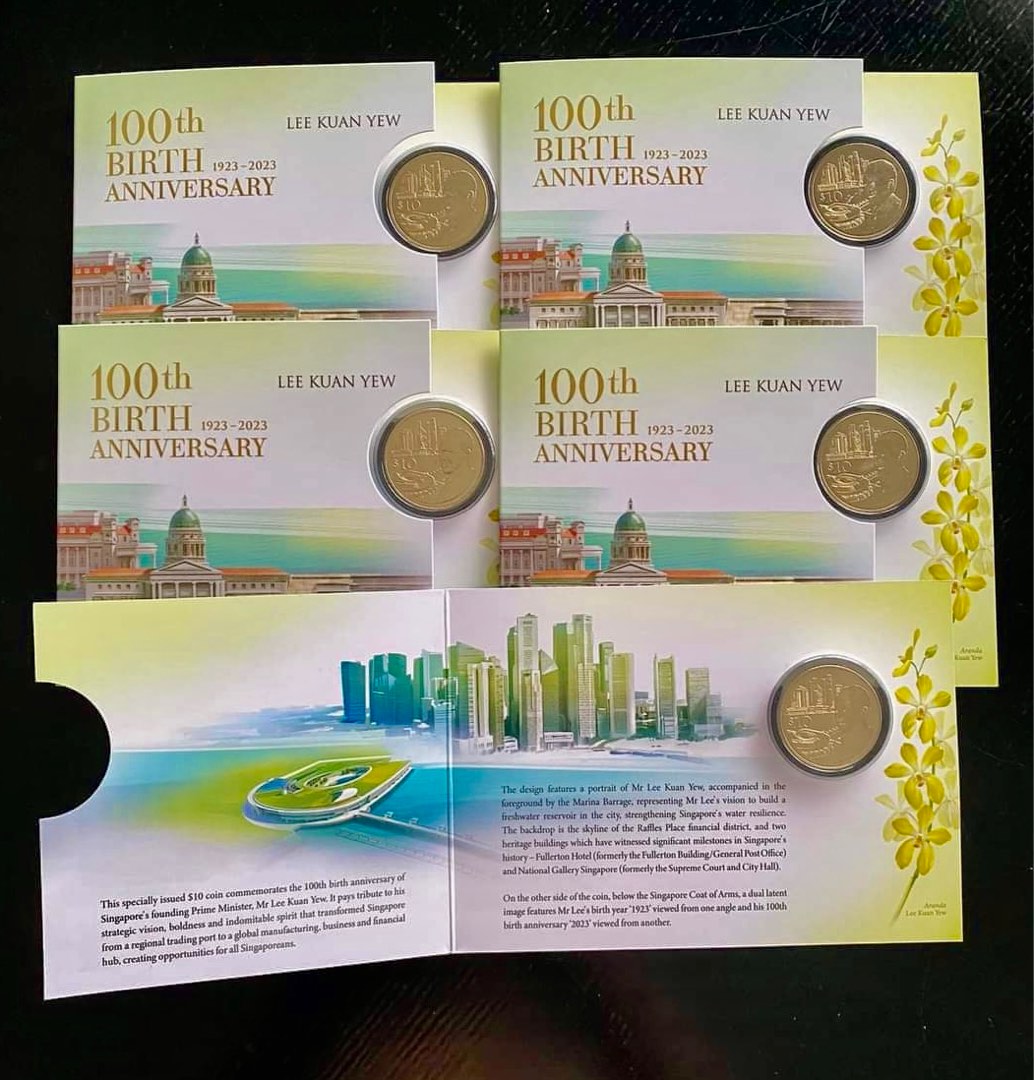LKY 100 Coin, Hobbies & Toys, Memorabilia & Collectibles, Currency on ...