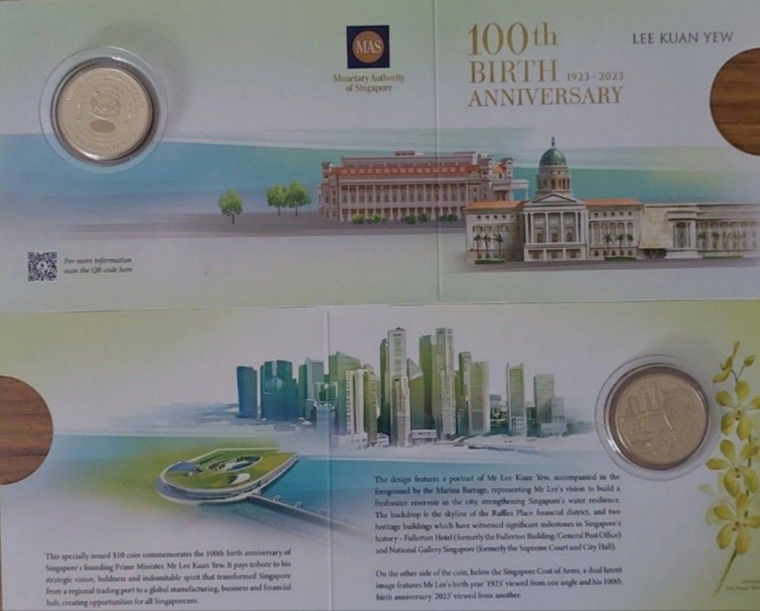 LKY 100th Anniversary Coin, Hobbies & Toys, Memorabilia & Collectibles ...