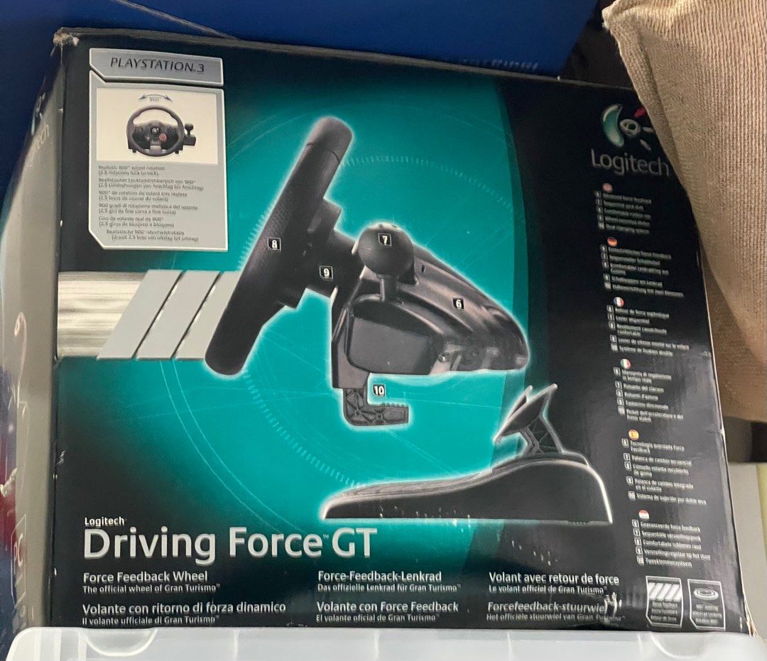 Logitech Driving Force GT Playstation 3 PS3 主機 手制 腳制 PC 打機賽車軚盤腳踏波棍 ...
