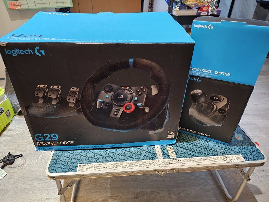 Logitech G29 with Shifter, Video Gaming, Gaming Accessories ...