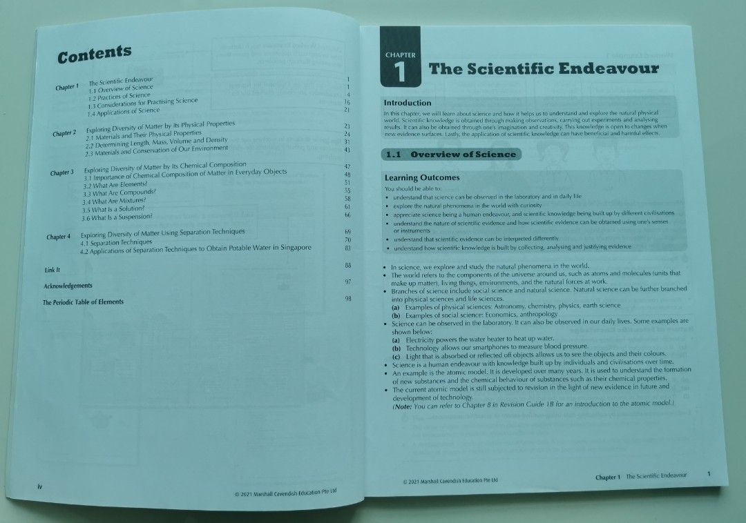 Lower Secondary Science Revision Guide 1A by Marshall Cavendish ...