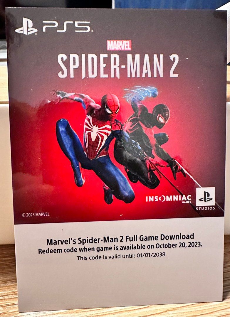 Marvel Spider-Man 2 Full game digital code, Video Gaming, Video Games ...