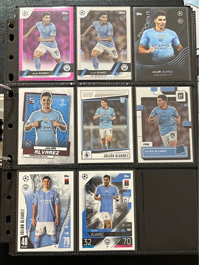 Mason Mount / Julian Alvarez / Jack Grealish / Robert Lewandowski Lot ...