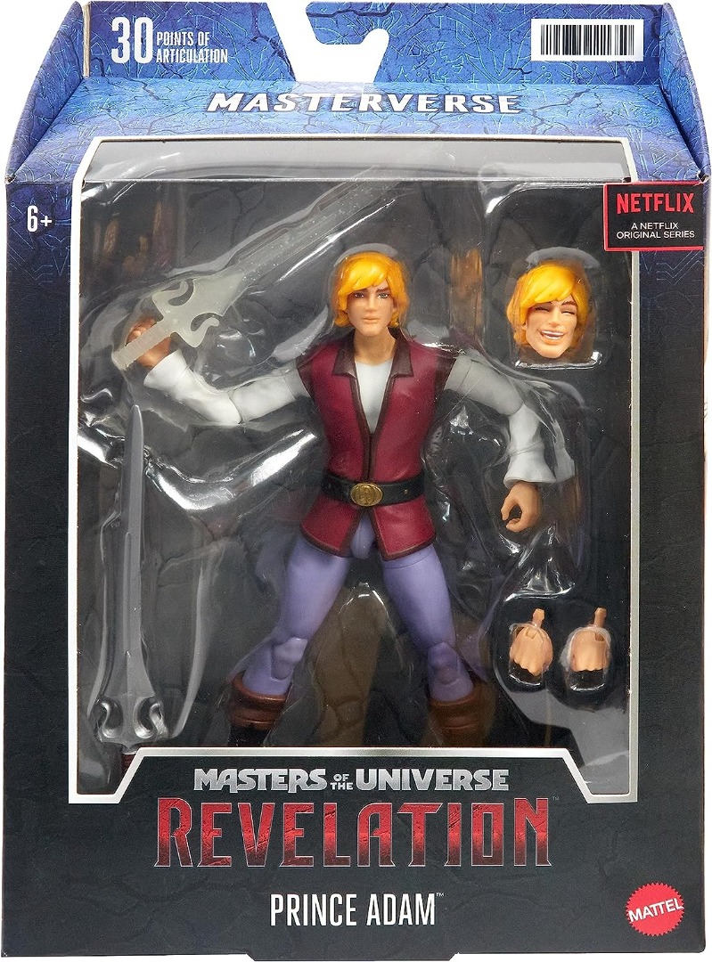 Masters of the Universe Masterverse Netflix Prince Adam Heman, 興趣及遊戲 ...