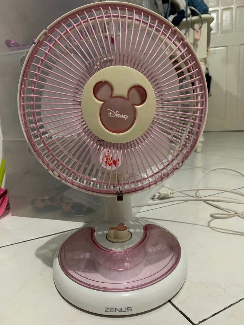 Mickey mouse disney mini table fan on Carousell