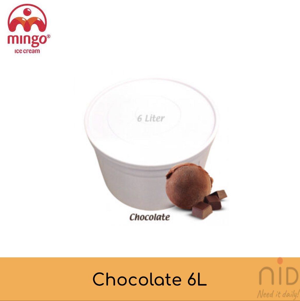Mingo Ice cream 6L, Food & Drinks, Other Food & Drinks on Carousell