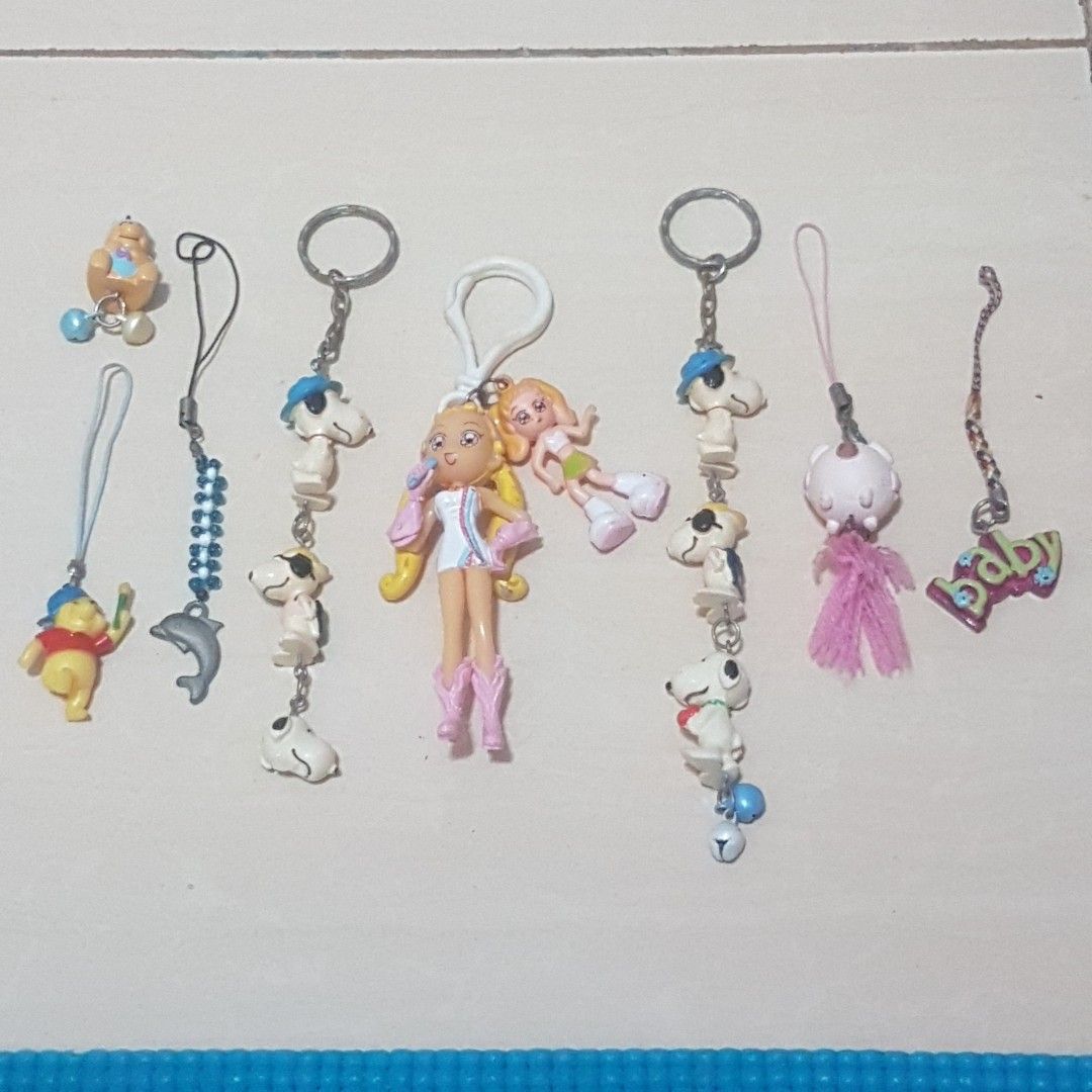 Mini Cartoon Characters + Key Chains on Carousell