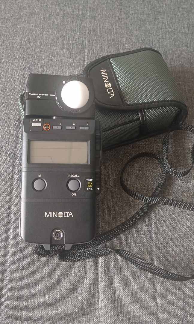 Minolta Auto Meter IV F Flash light meter exposure meter MADE IN JAPAN ...