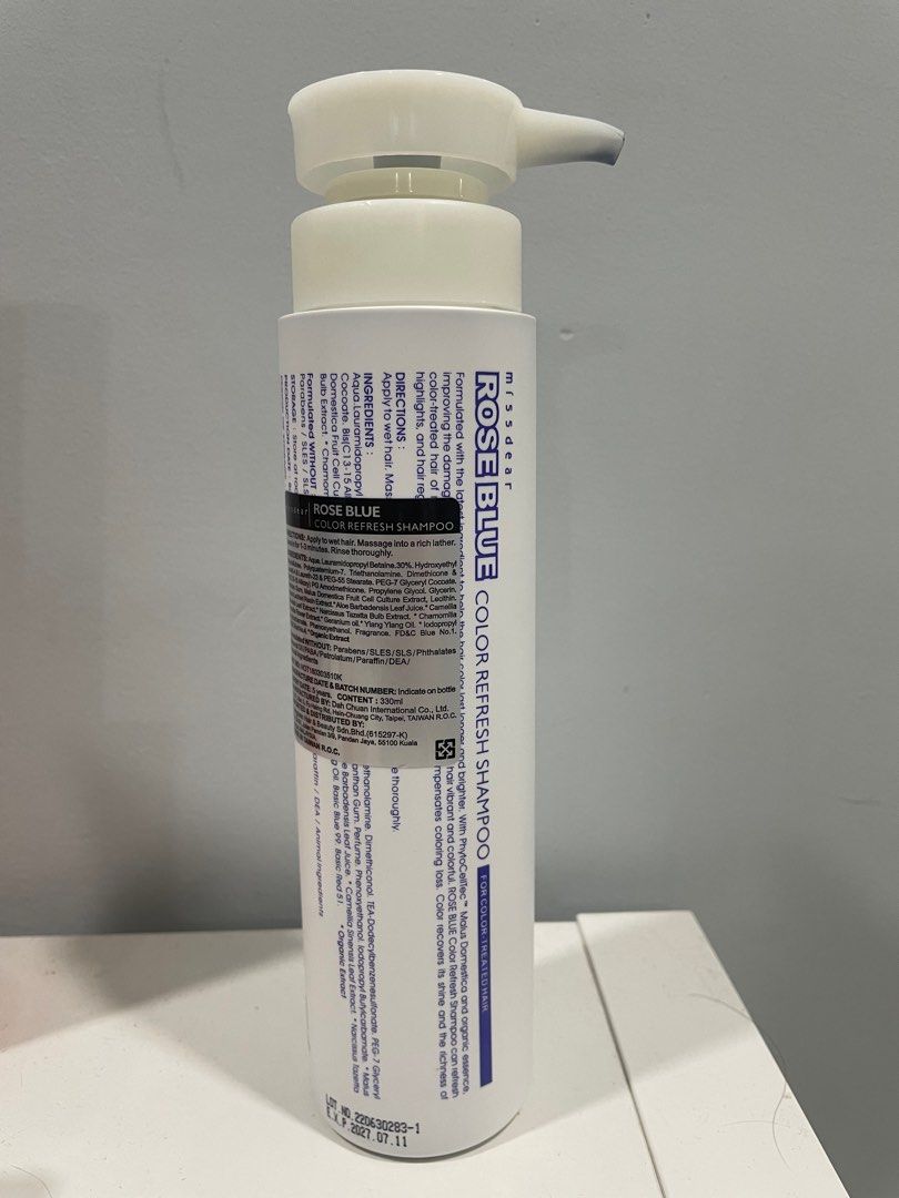 Miss dear colour refresh shampoo - Rose blue, Beauty & Personal Care ...