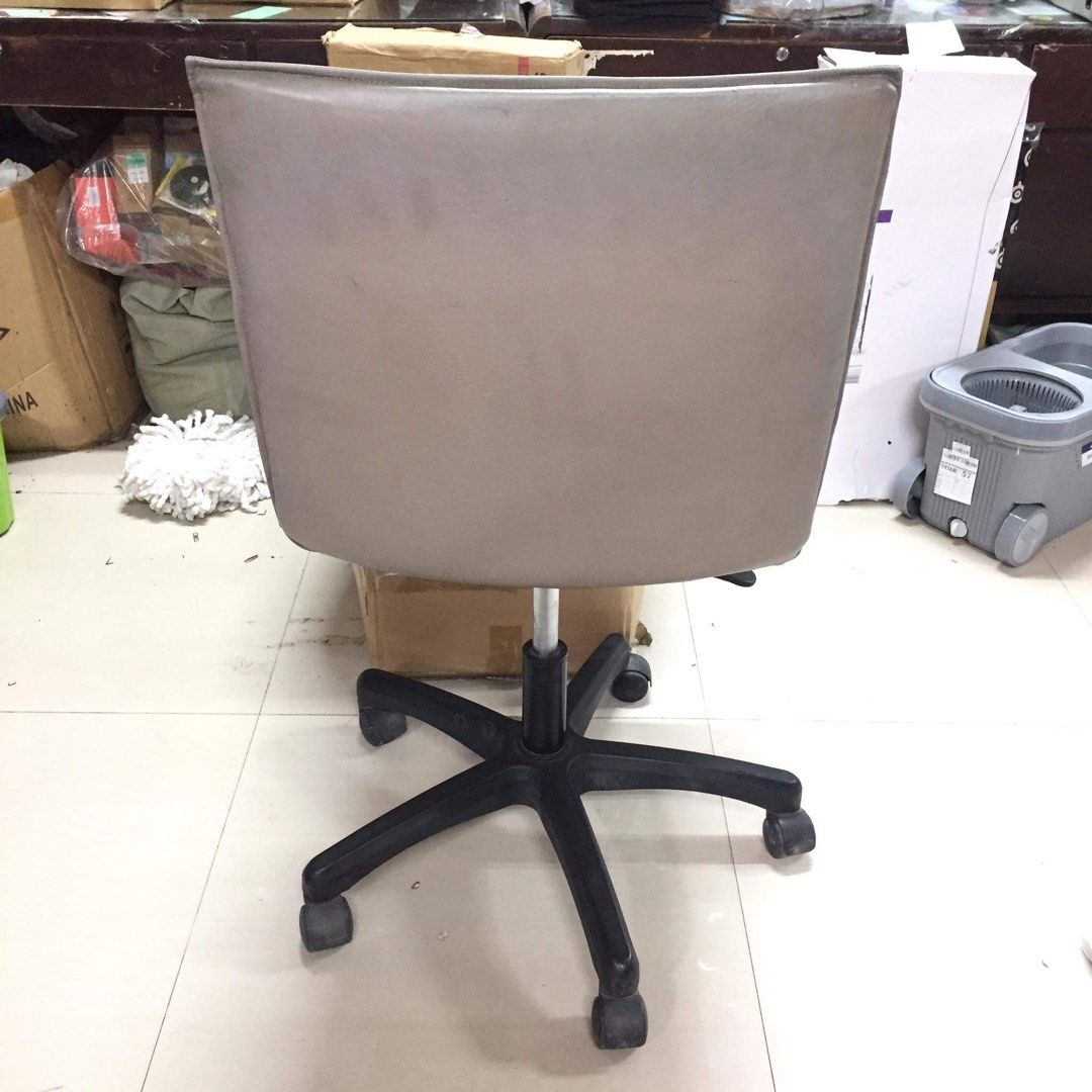 Modern Ergonomic PU Leather No Arm Rest Tilt Adjustable Chair ...