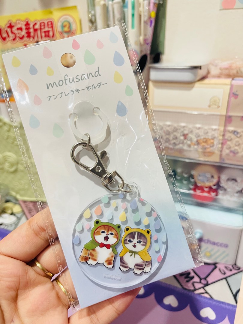 Mofusand Acrylic Keychains, Hobbies & Toys, Toys & Games on Carousell
