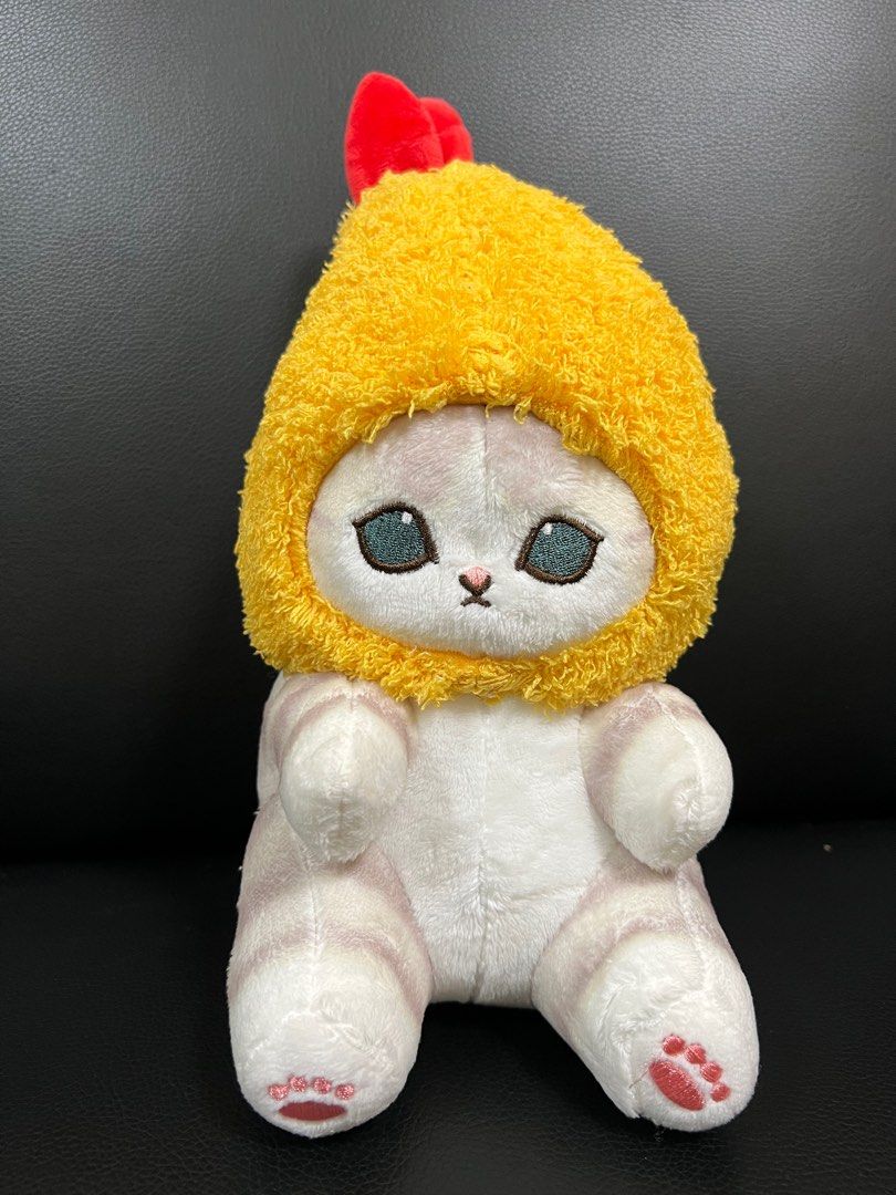 Mofusand Cat Plush Toy (Frog and Fried Shrimp Design), Hobbies & Toys, Toys & Games on Carousell