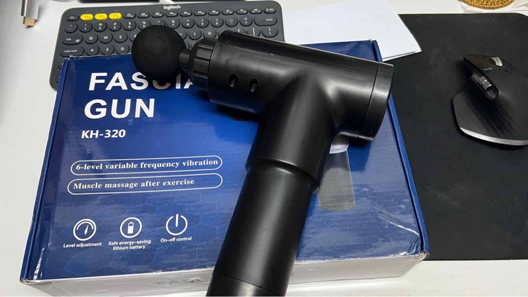 Muscle Massage Gun, Health & Nutrition, Massage Devices on Carousell