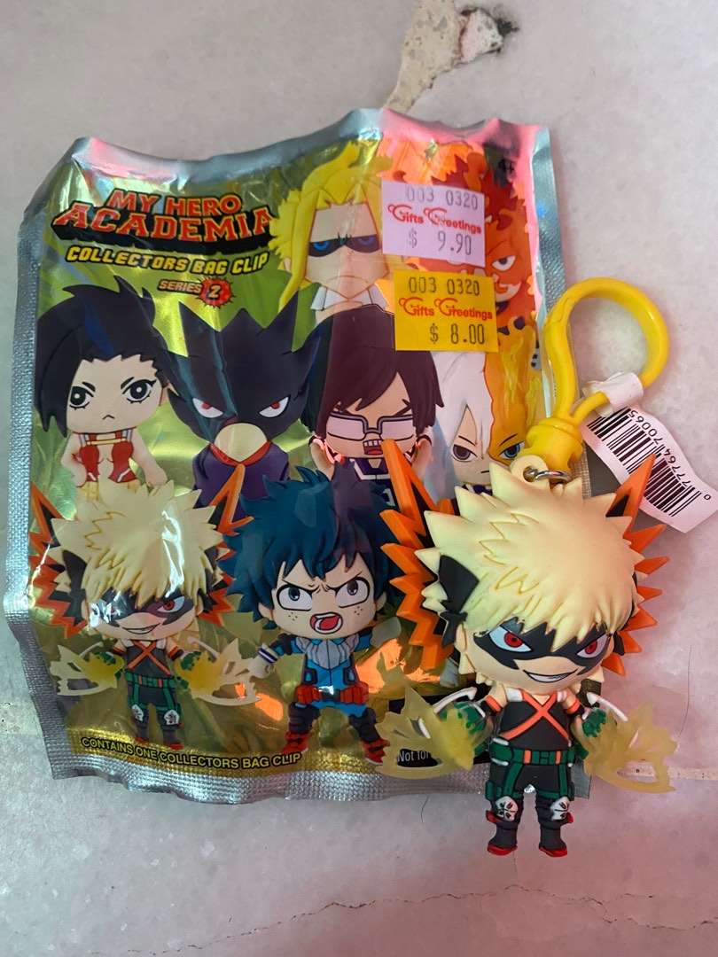 My hero academia mha anime collectors bag clip bakugo, Hobbies & Toys ...