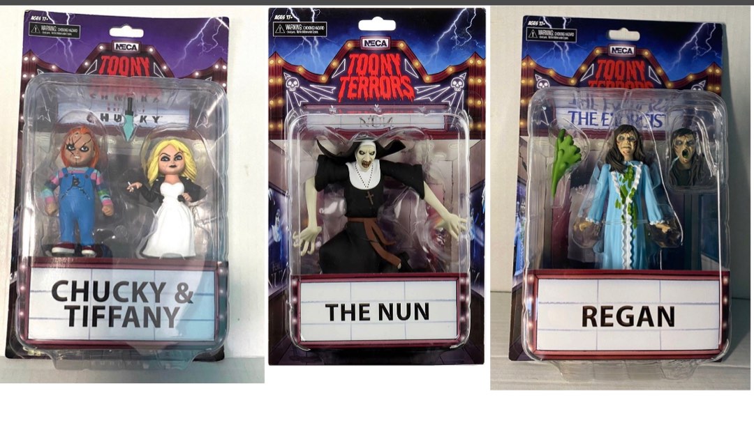 Neca Toony Terrors The Exorcist Regan ($45) . The Nun ($45). Chucky ...
