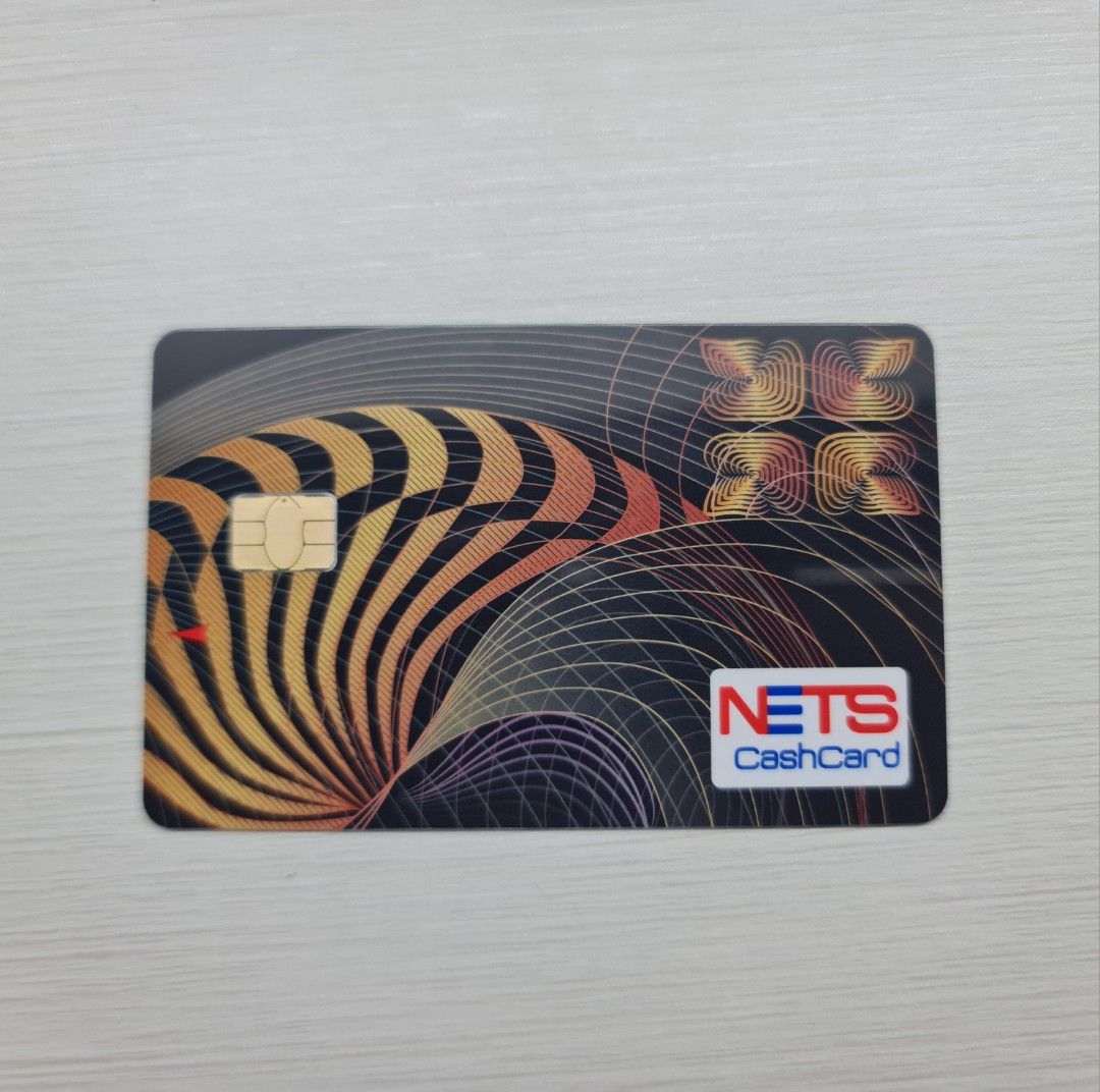 NETS Cashcard with Chip for Gen 1 and Gen 2 Cash Card readers Old IU In ...