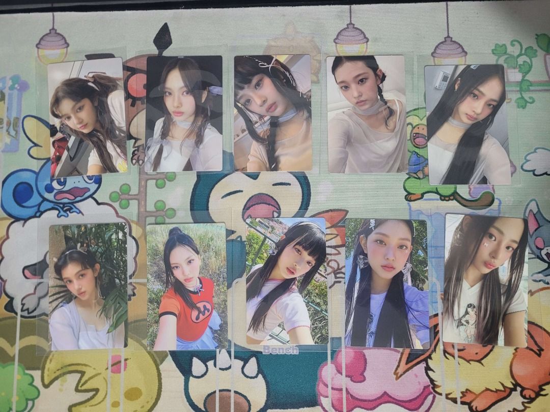 [Instock] Newjeans Line Friends Photocards Ver 2 haerin danielle hanni minji hyein pc wts wtt ...