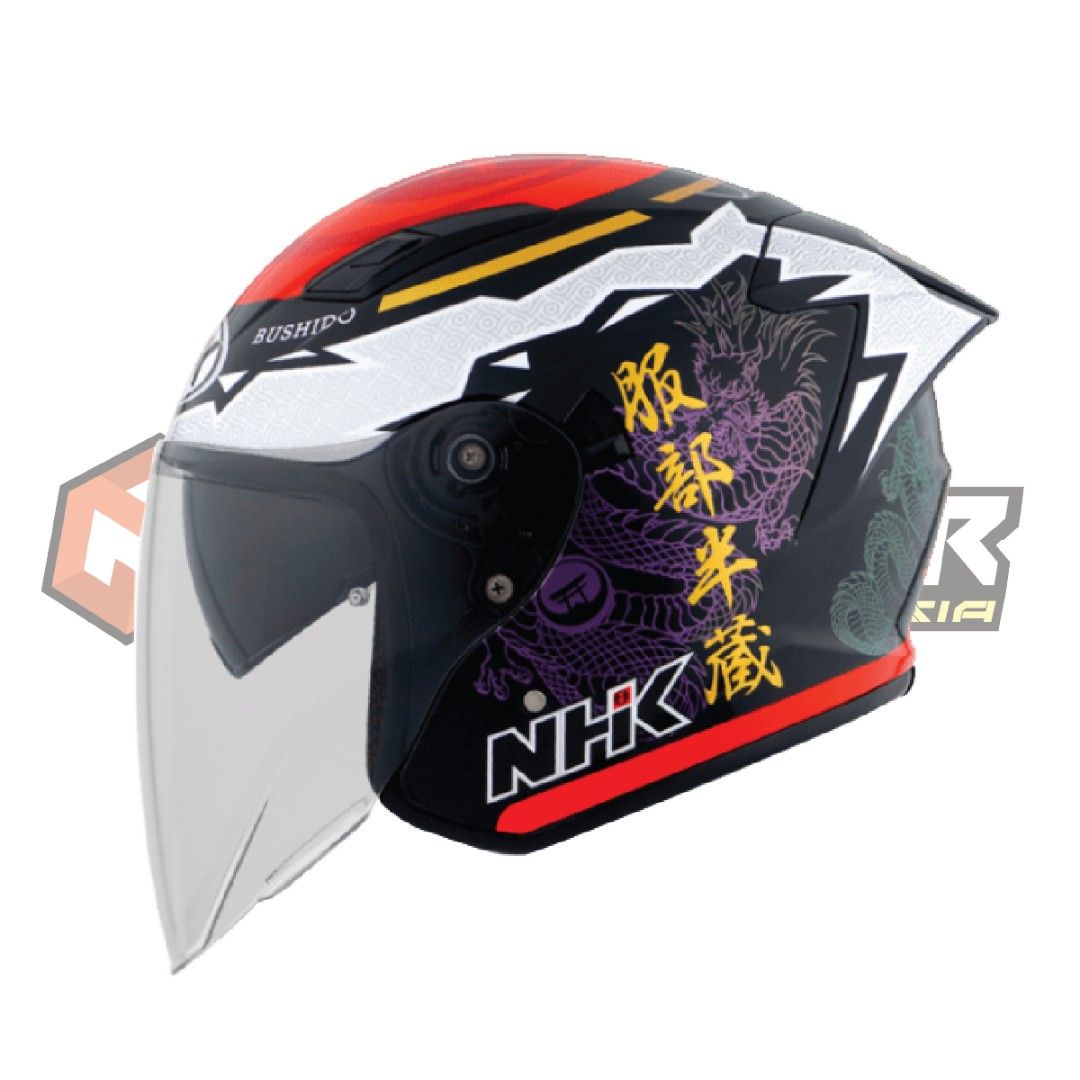 NHK S1GP PRO MIHA BLACK GLOSSY, Motorcycles, Motorcycle Accessories on ...