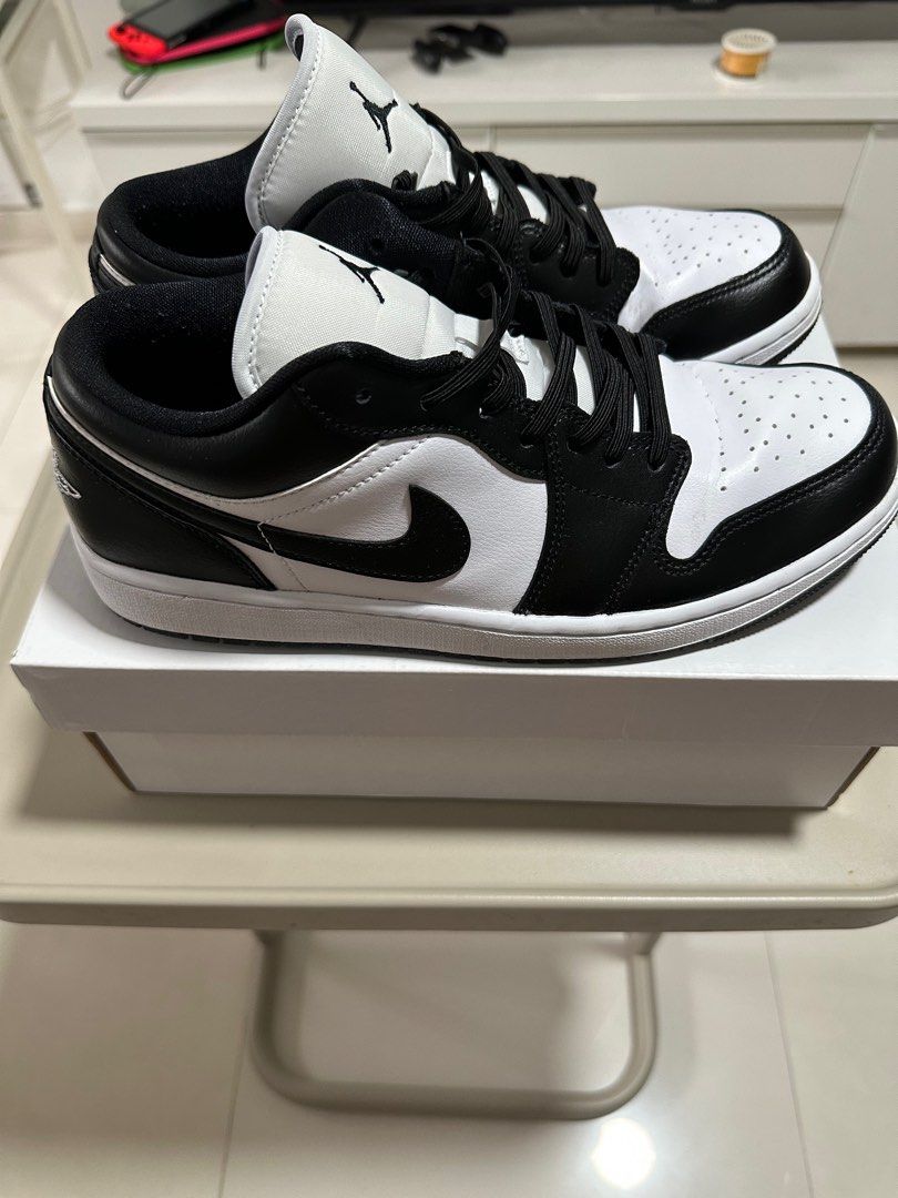 Nike Air Jordan 1 low Panda, Men's Fashion, Footwear, Sneakers on Carousell