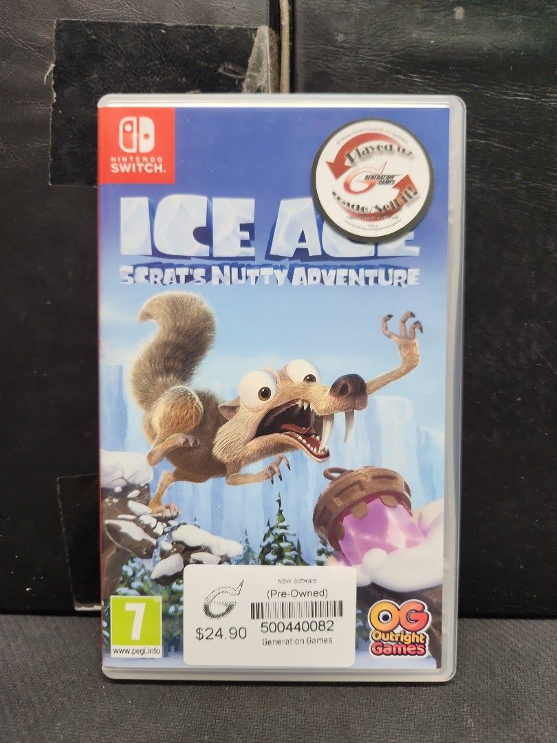 Nintendo Switch Ice Age Scrat's Nutty Adventure (Used Game), Video ...