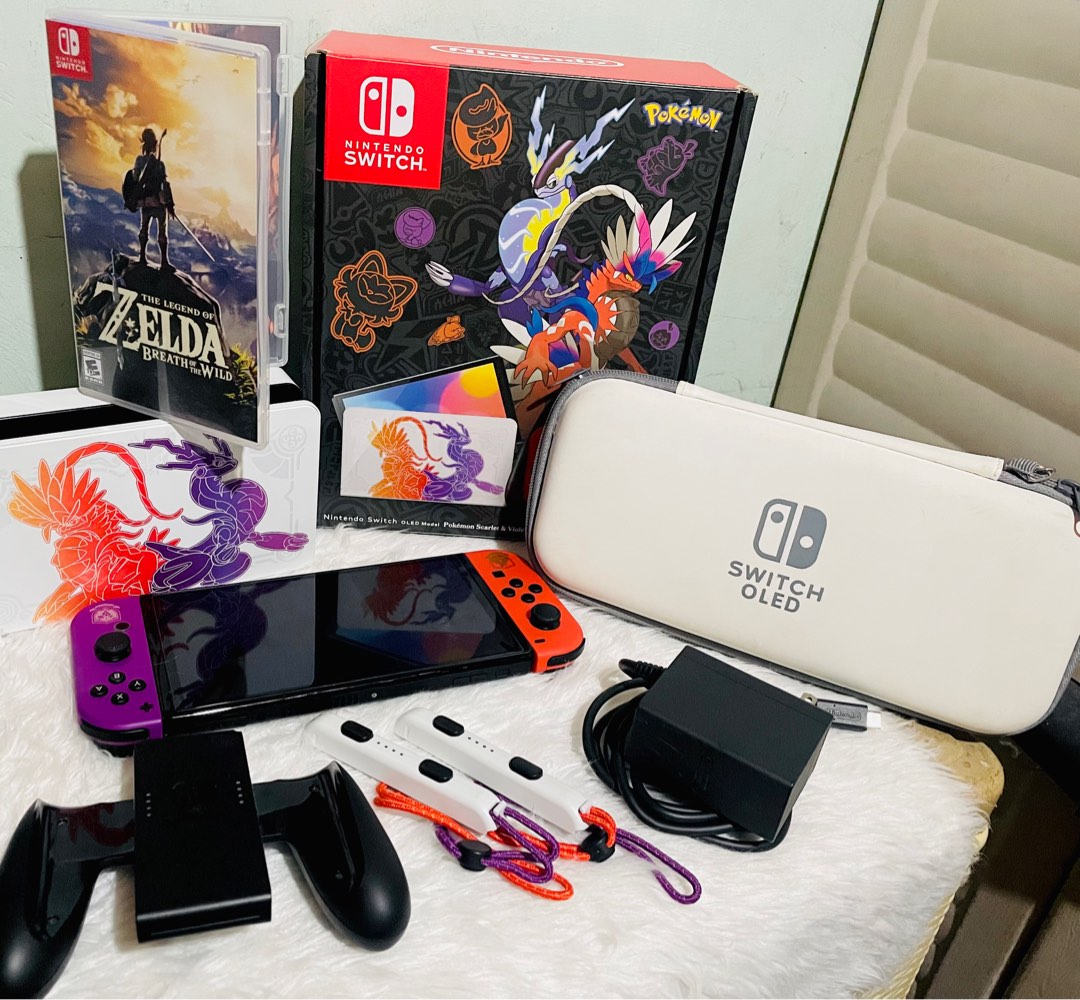 Nintendo Switch OLED Model Pokemon Scarlet & Violet (LIMITED EDITION ...