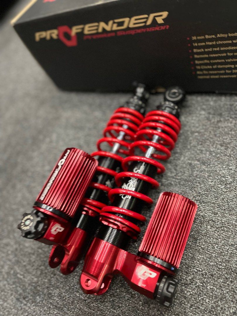 Nmax 155 Profender Suspension (Red), Motorcycles, Motorcycle ...