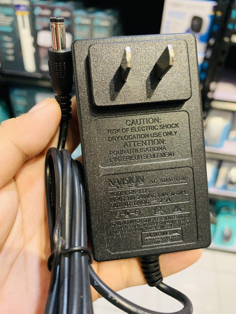 Nvision 12VDC 2.5A 100-240VAC Power AC Adapter ZK-1225, Computers ...