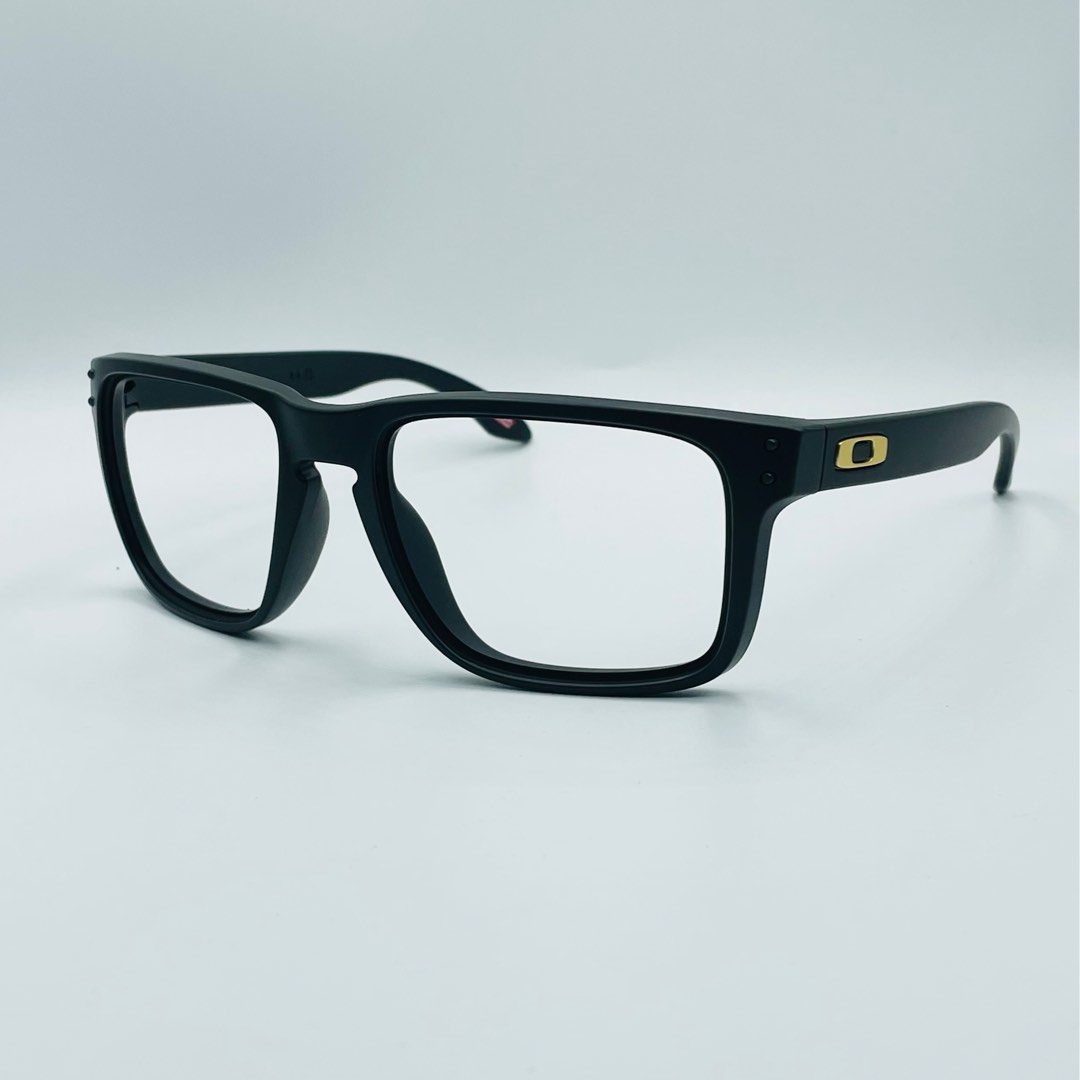 Oakley Holbrook XL Matte Black - Gold frame, Men's Fashion, Watches ...